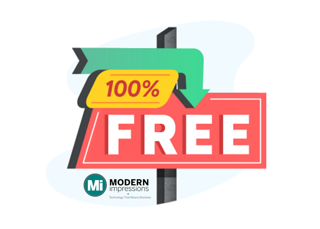 Free Service Offerings - Modern Impressions