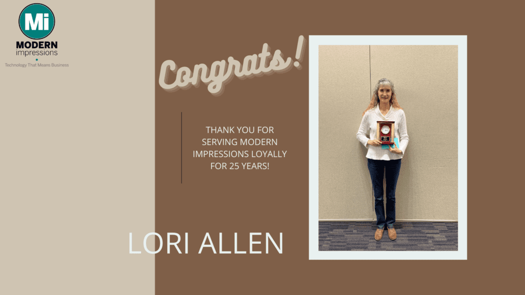Congratulations To Lorrie Allen On Completing 25 Years Of Service ...